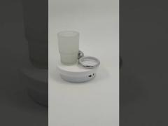 Single Tumbler Holder SUS304 Acessórios de vidro de banheiro OEM ODM clássico redondo