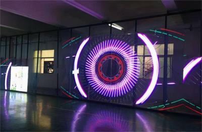Cina P3.97-7.81 Display video LED per parete noleggio trasparente a colori in vendita