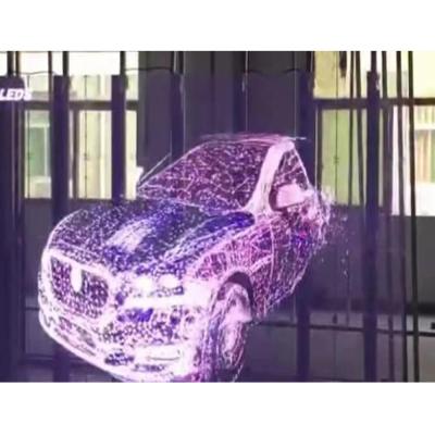Cina 1920-3840Hz Pannello di visualizzazione LED trasparente impermeabile per l'esposizione in vendita