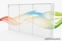 China P7.9 P10.4 Multicolor LED Transparent Screen 800x1500mm Moistureproof Indoor Display for sale