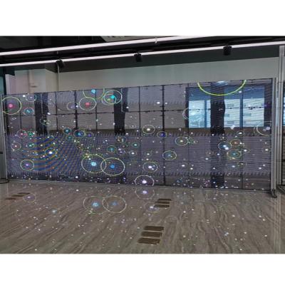 Cina 1000x1000mm Pannello di visualizzazione LED trasparente impermeabile Multicolore in vendita