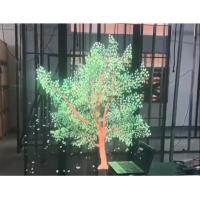 China 4K Slim Transparent LED Display Panel 6500nit High Contrast 4000:1 for Advertising for sale