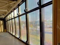 China 4K Slim Transparent LED Display Panel 6500nit High Contrast 4000:1 for Advertising for sale