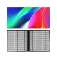 China 4K Slim Transparent LED Display Panel 6500nit High Contrast 4000:1 for Advertising for sale