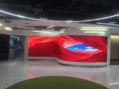 China HD Publicidade Indoor LED Display Screen Full Color Brilho de 16 bits à venda