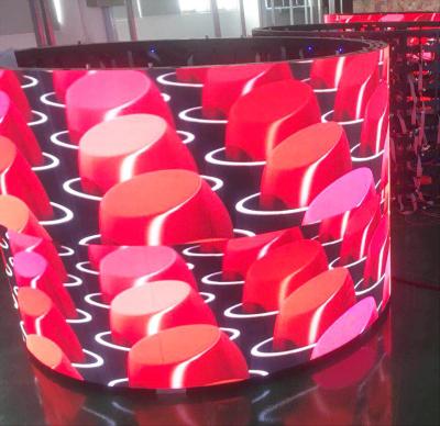 Cina P4 Display video LED flessibile a parete impermeabile per la pubblicità in vendita