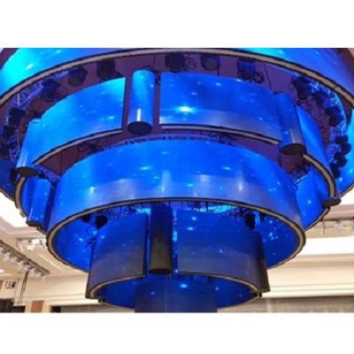 Cina RoHS Prodotto virtuale schermi a LED, multifunzionale curva LED display wall in vendita