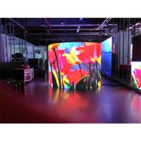 China ROHS Stable Flexible LED Wall Screen P2.5 for Wedding Stage Backdrop Custom Shape for sale