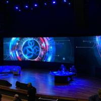 China ROHS Stable Flexible LED Wall Screen P2.5 for Wedding Stage Backdrop Custom Shape for sale