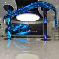 China P3 Indoor Flexible LED Display Screen 320x160mm Soft Module IP45 ISO9001 for sale
