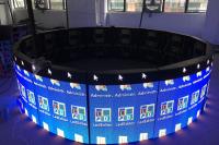 China Flexible LED Display Screen P2.5 320x160mm High Refresh 3840Hz Creative Shaped Module for sale