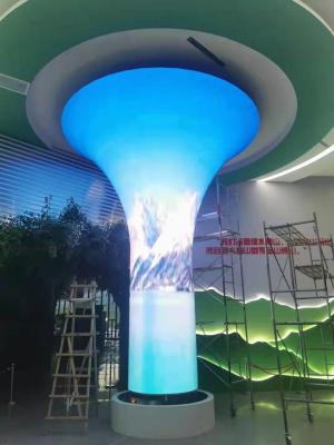 Cina Display digitale flessibile IP33 stabile, LED video wall pieghevole flessibile in vendita