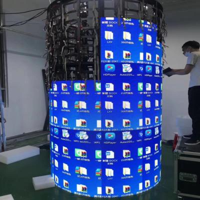 Cina Display digitale flessibile IP33 stabile, LED video wall pieghevole flessibile in vendita