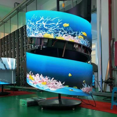 Cina SDK IP33 Tecnologia innovativa dello schermo, 1000x1000mm Flessibile schermo a tenda a LED in vendita
