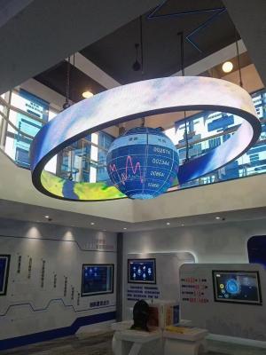 中国 耐久性のある3D大型柔軟性のあるLEDスクリーン P3 P3.91 P5 多機能 販売のため