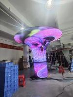 China Durable 3D Large Flexible LED Screen P3 P3.91 P5 Multi Function for sale