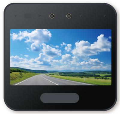 China 7.0 Inch TFT Security System LCD Display 1024×600 Resolution 500cd/M2 Luminance for sale