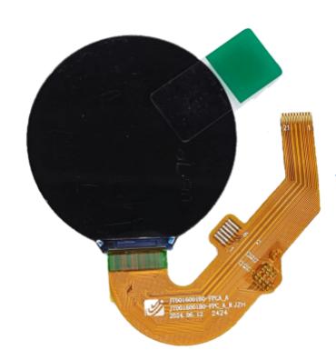 Quality 1.6 Inch Round Smart Home LCD Display 400x400 Resolution 300cd/M2 Luminance for sale