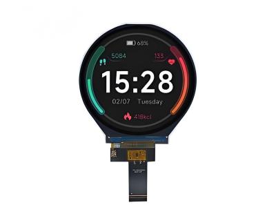 China 3.4 Inch Circle LCD Display 800×800 Resolution Round LCD Panel IPS Full Viewing Angle for sale