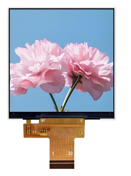 Quality 300 Cd/M2 Luminance Square LCD Display 480x480 Resolution 3.4 Inch TFT LCD Display for sale
