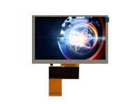 Quality 5.0 Inch IPS WVGA Two Wheeler LCD Display 800×480 Pixels RGB LVDS Interface for sale