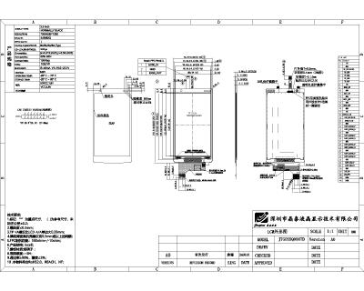 China High Definition TFT PDA POS LCD Display 5.5 Inch 720x1280 Pixels With Incell Technology for sale