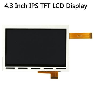 China 4.3 Inch 480×272 TFT LCD Screen 250cd/M2 E Motorcycle Instrument Cluster LCD Display for sale