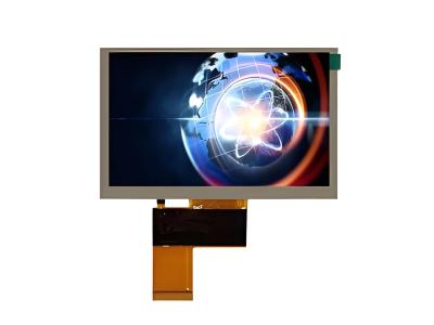 China 5.0 Inch IPS WVGA Automotive Car LCD Panel 800×480 Pixels RGB LVDS Interface for sale