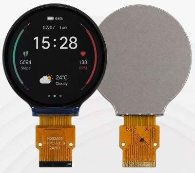 China 1.32 Inch Round IPS TFT LCD Module 360×360 Display With MIPI Interface for sale