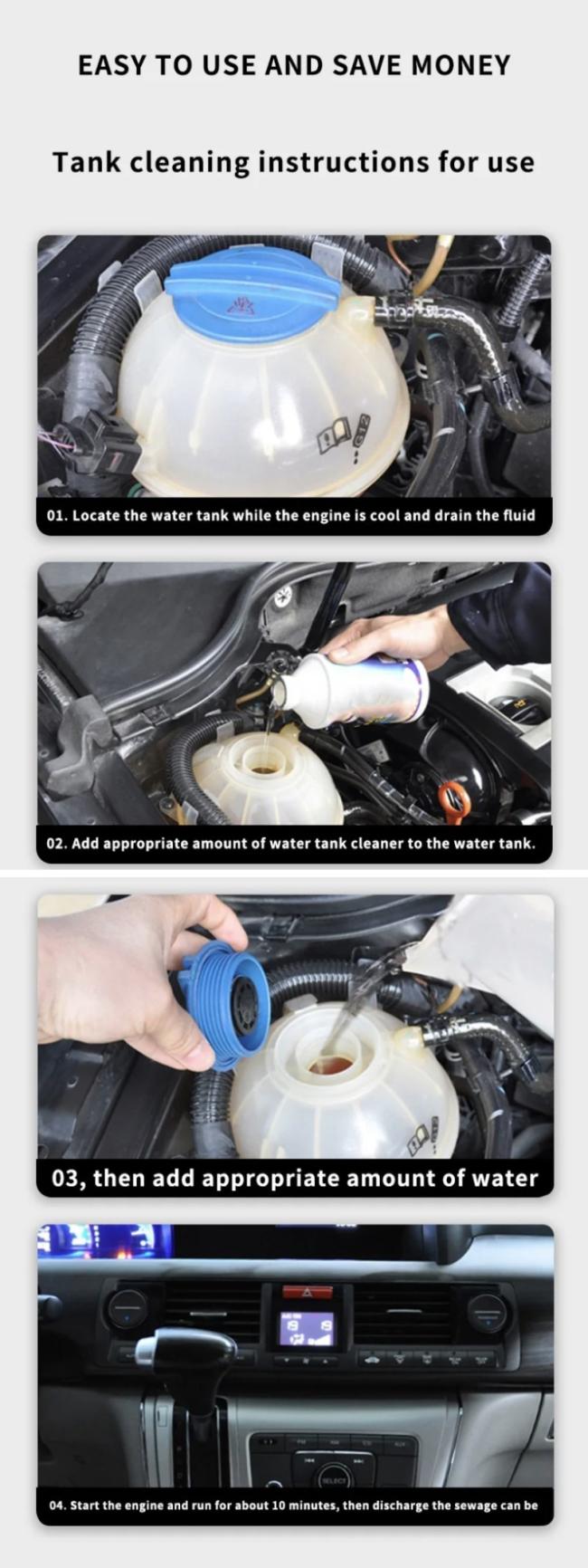 Application of radiator stop leak product in vehicle cooling system
