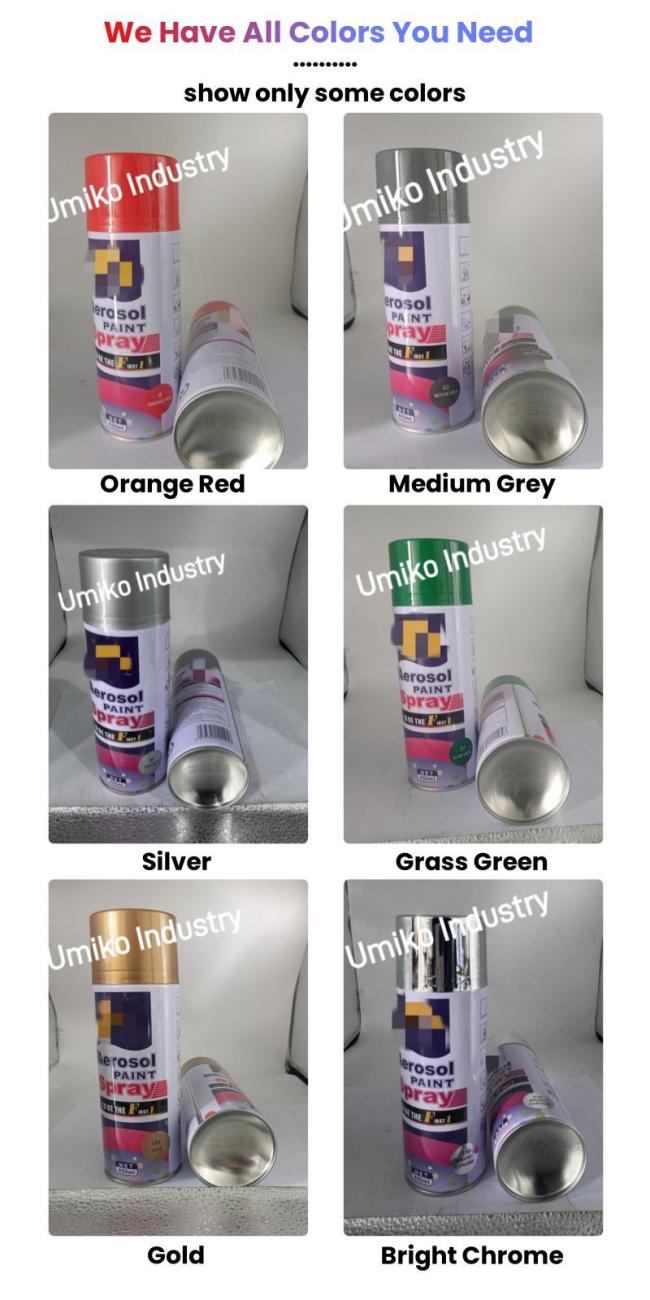 F1 Acrylic Spray Paint industrial application