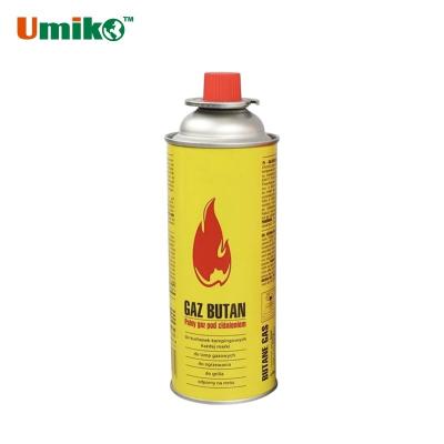 China 120g/220g/227g/250g Butane Camping Gas Bottle Clean Burning Gas Butane Can for sale