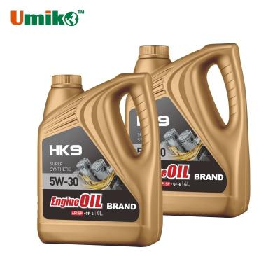 China API SP 5W-30 Engine Oil HK9 Car Engine Lubricating Oil 1L 4L Low Hygroscopicity for sale