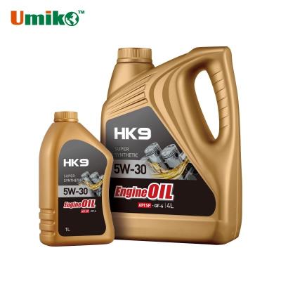 Cina Olio motore completamente sintetico H9 5w30 Olio completamente sintetico per motori di auto idrorepellente in vendita