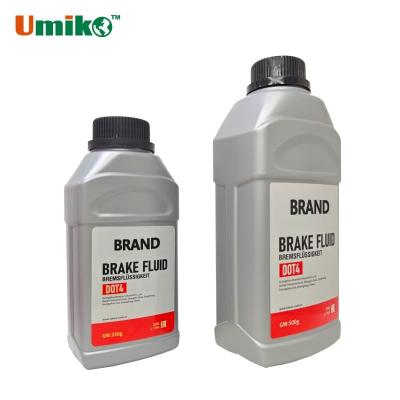 China Long Lasting Car Brake Fluid 250ml 500ml High Temp Resistant for sale