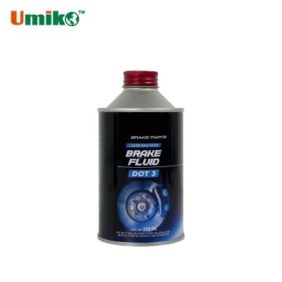 China DOT 3 Full Synthetic Brake Fluid 250ml for Motorcycles for sale