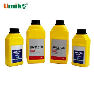 China Factory Direct Wholesale DOT 3 Synthetic Brake Fluid with Dry Boiling Point ≥205℃ and Wet Boiling Point ≥140℃ for sale