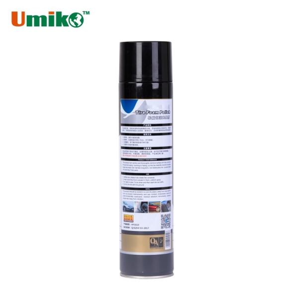 Quality 650ml Eco Friendly Tire Foam Spray Auto Polish Spray With UV Protection for sale
