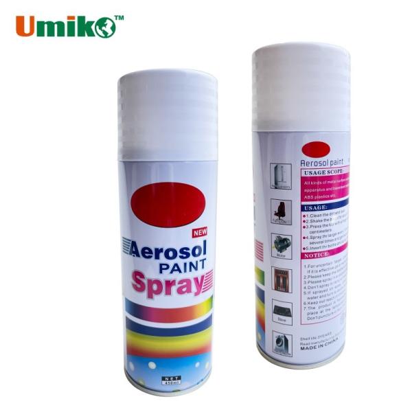 Quality Smooth Finish Portable Acrylic Aerosol Paint 400ml For On Site Repairs for sale