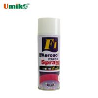 Quality Weather Proof F1 Aerosol Spray Paint White 450ml For DIY And Industrial Use for sale