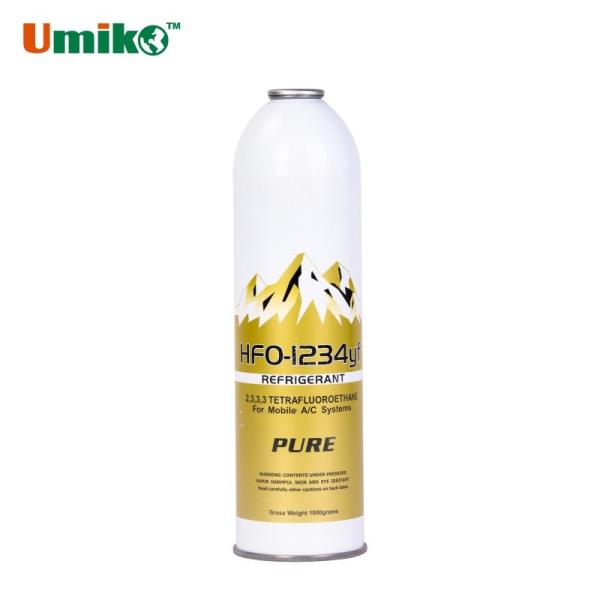 Quality HFO-1234yf Refrigerant Gas 1000g Air Con Refrigerant Gas OEM Service for sale