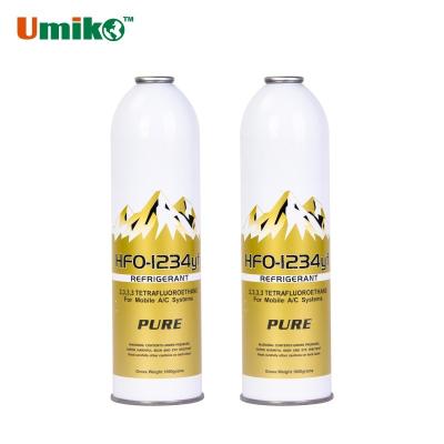 中国 1kg HFO-1234yf 冷却剤 エアコン 冷却ガス 73*260mm 販売のため