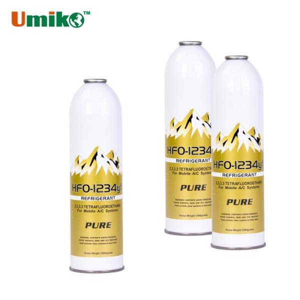 Quality HFO-1234yf Ac Cooling Gas 1kg HVAC Refrigerant Gas Advanced Customize for sale