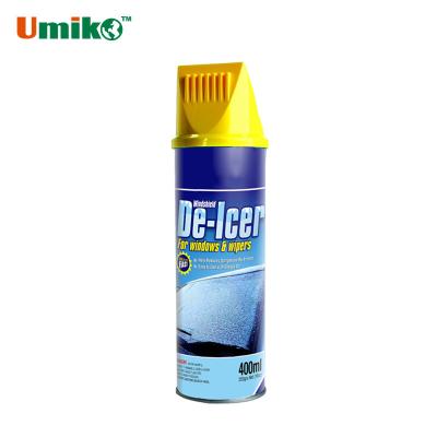 China Spray de Descongelamento de Vidro de Carro 400ml Spray de Descongelamento de Gelo Para Remoção Rápida de Gelo 65*158mm à venda
