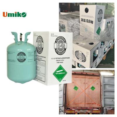 China R134a Refrigerant Gas 13.6kg 30lb Gas Refrigerante for Automobile Air Conditioner for sale