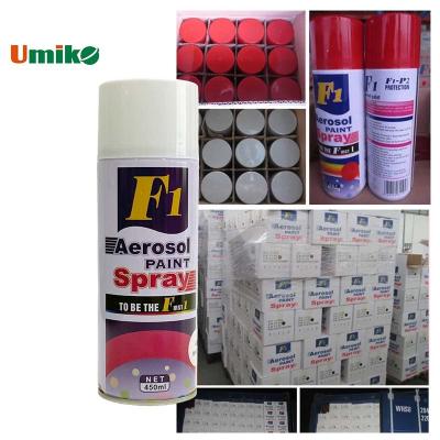 China F1 Acrylic Fast Dry Aerosol Spray Paint For Surface Repair And Daily Maintenance for sale