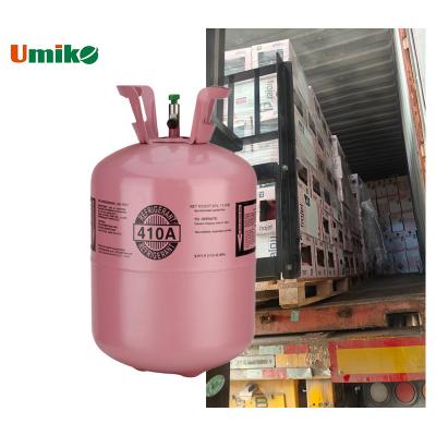 China 25lb R410a Refrigerant Gas Refrigerant 11.3kg   for Car HVAC Air Conditioner System for sale