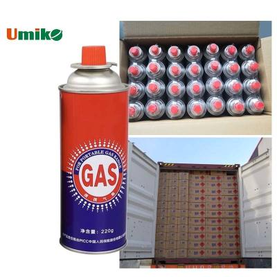 China Butane Gas Portable Cylinder for Outdoor Camping BBQ Mini Stove and Blowtorch for sale