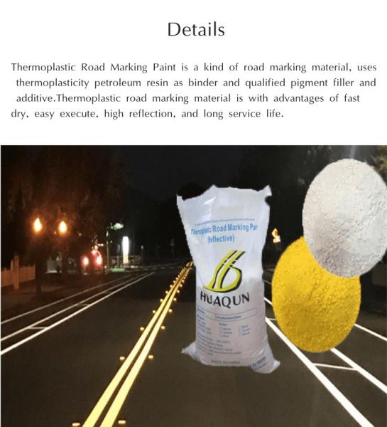 Quality OEM ODM Reflective Hot Melt Road Marking Paint 30% Glass Bead For EINECS CAS No for sale