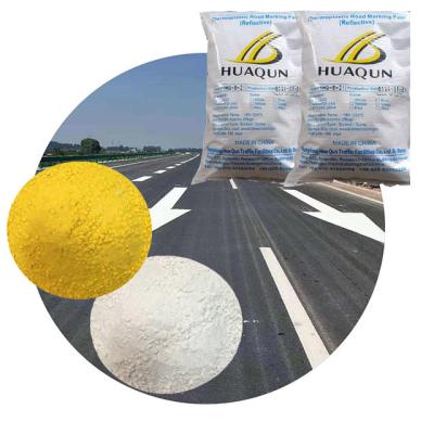 Reflective yellow/white/custom color road marking paint in powder form